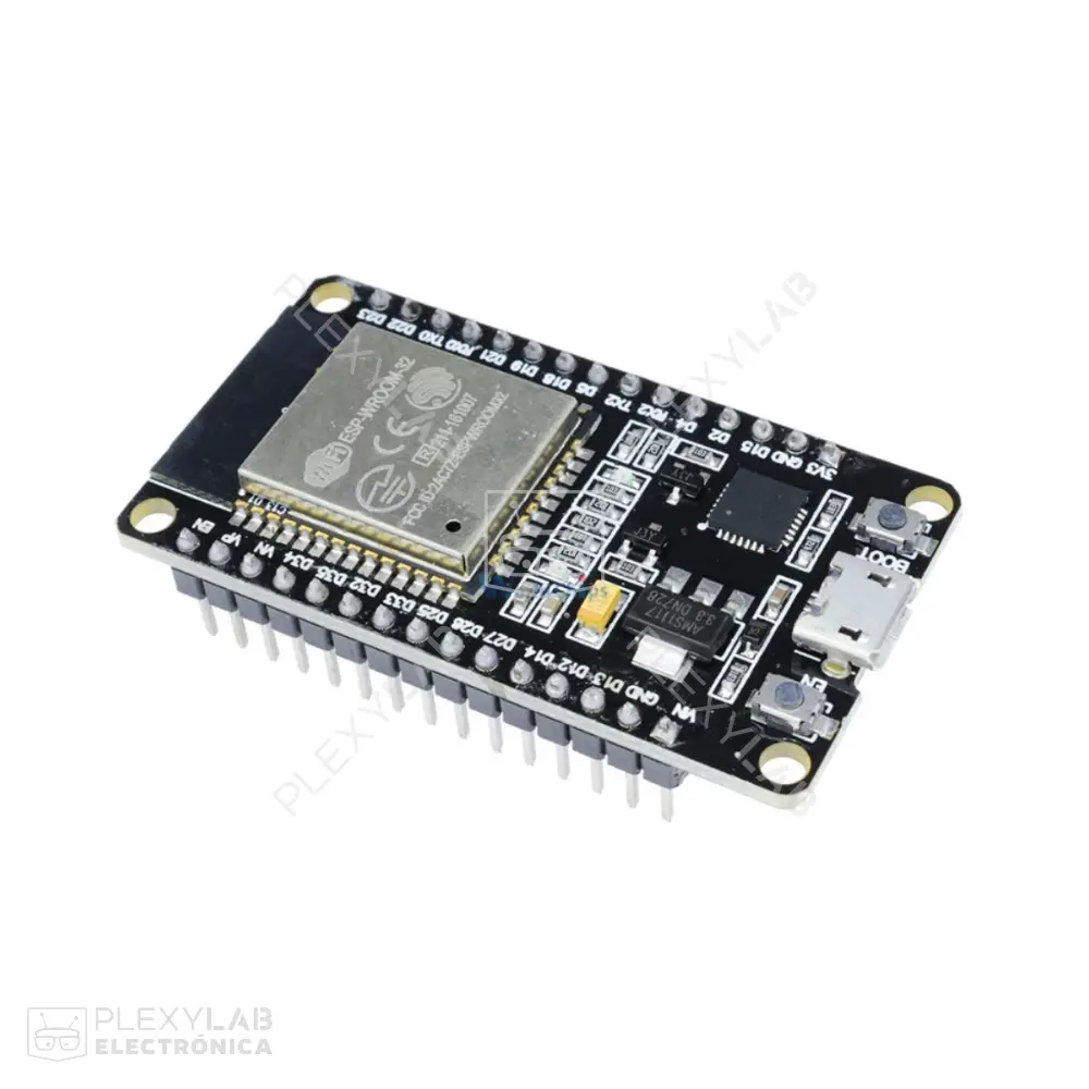 Módulo ESP32 con conector micro USB, driver CP2102, WiFi, Bluetooth, DevKitC ESP32-WROOM-32 ...